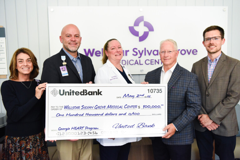 United Bank presents $100K donation to Wellstar Sylvan Grove Medical ...